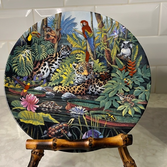 The Bradford Exchange | Art | Collectors Plate The Rainforest By Gene ...